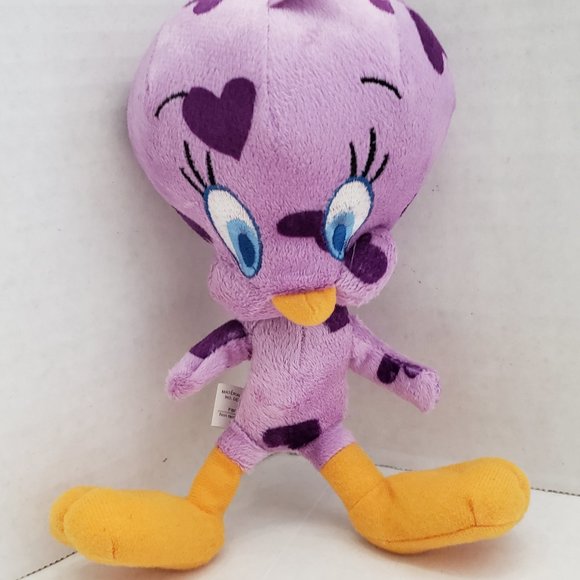 Warner Brothers | Toys | Small Rare Tweety Bird Purple Hearts Mini ...